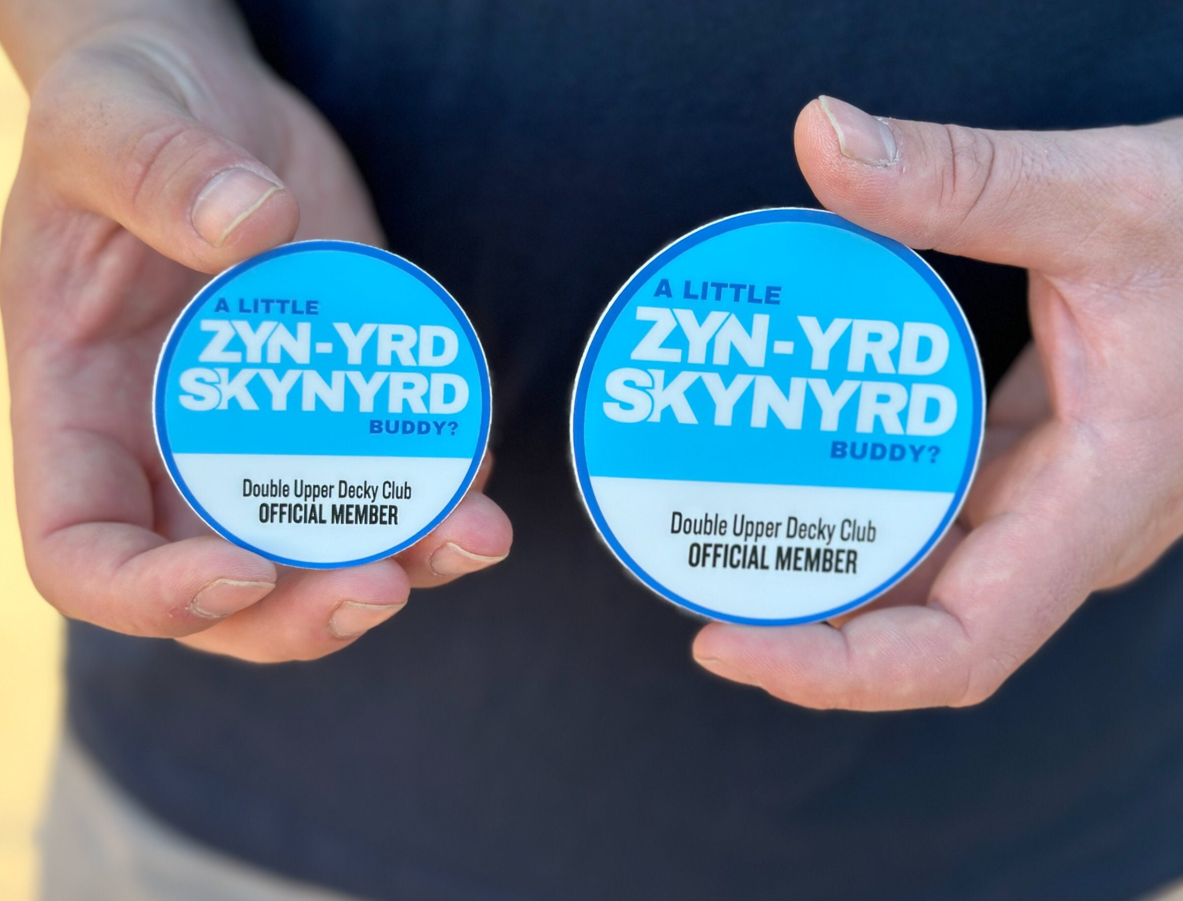 ZYN Sticker Zyn-yrd Skynyrd Funny Sticker for Water Bottle Night Shift ...