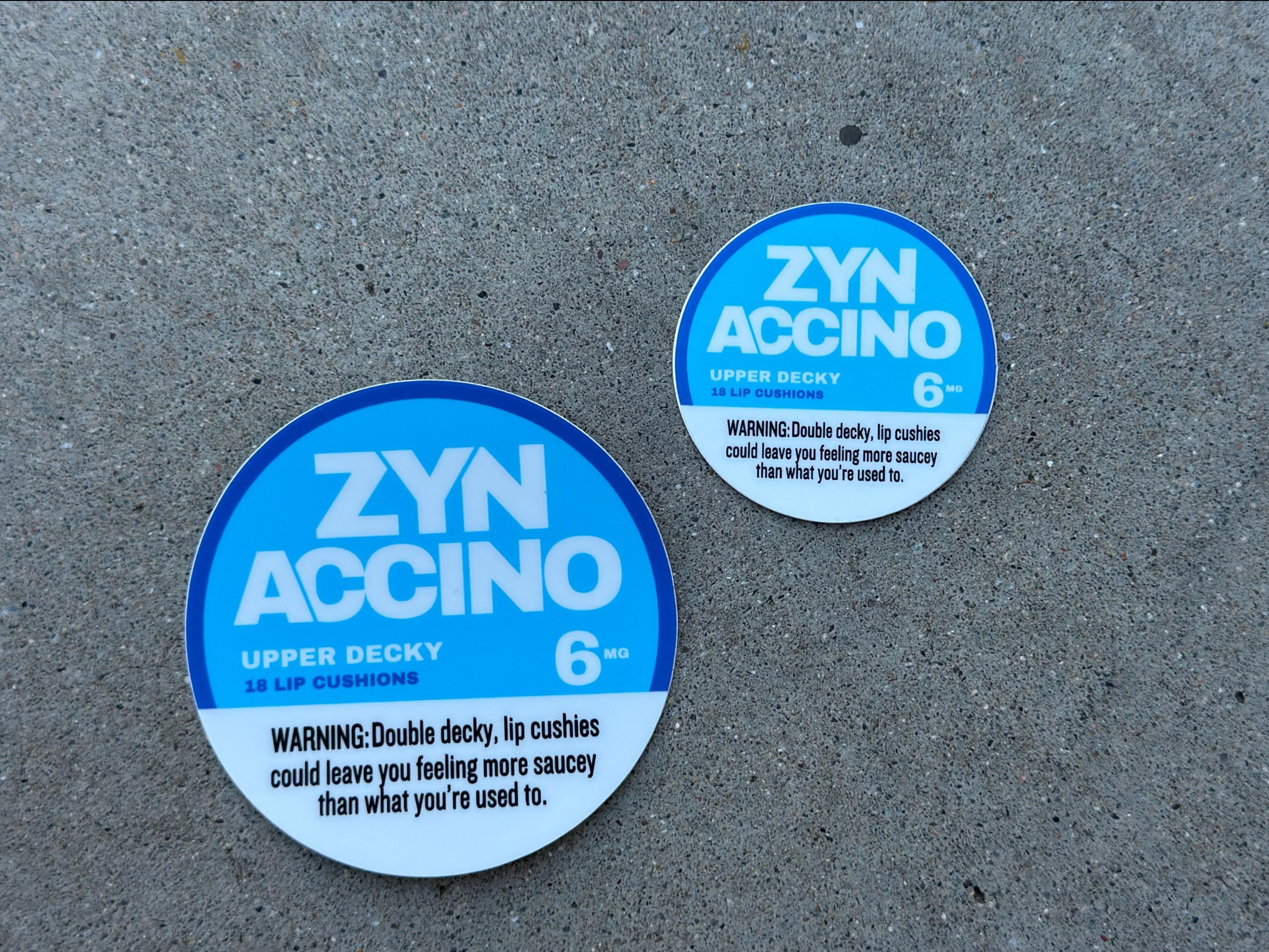 Zynaccino Sticker Die Cut Zyn Sticker First Responder Gift Party ...