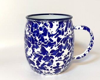 Enamel Splatter Mug - Etsy