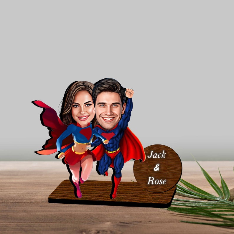 Wonder Woman Personalized Name Plate for Desk Custom Cartoon - Etsy