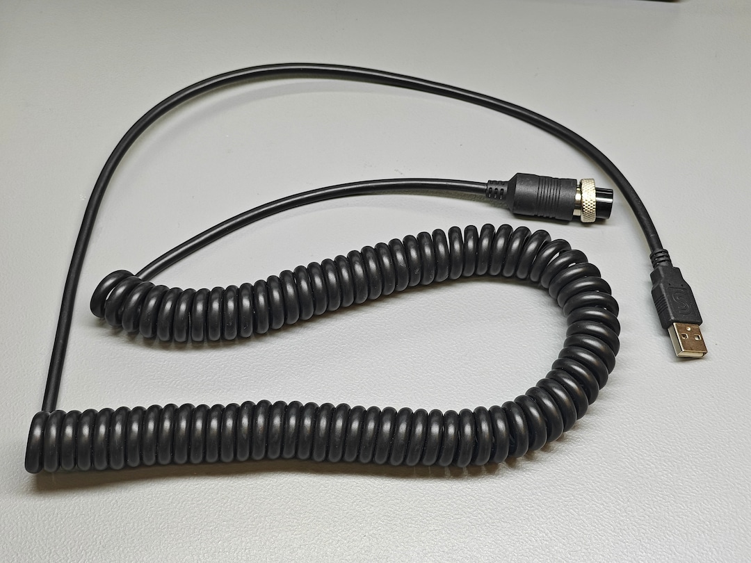 Coil Cable 4P USB A 2.0 to GX12 - Etsy