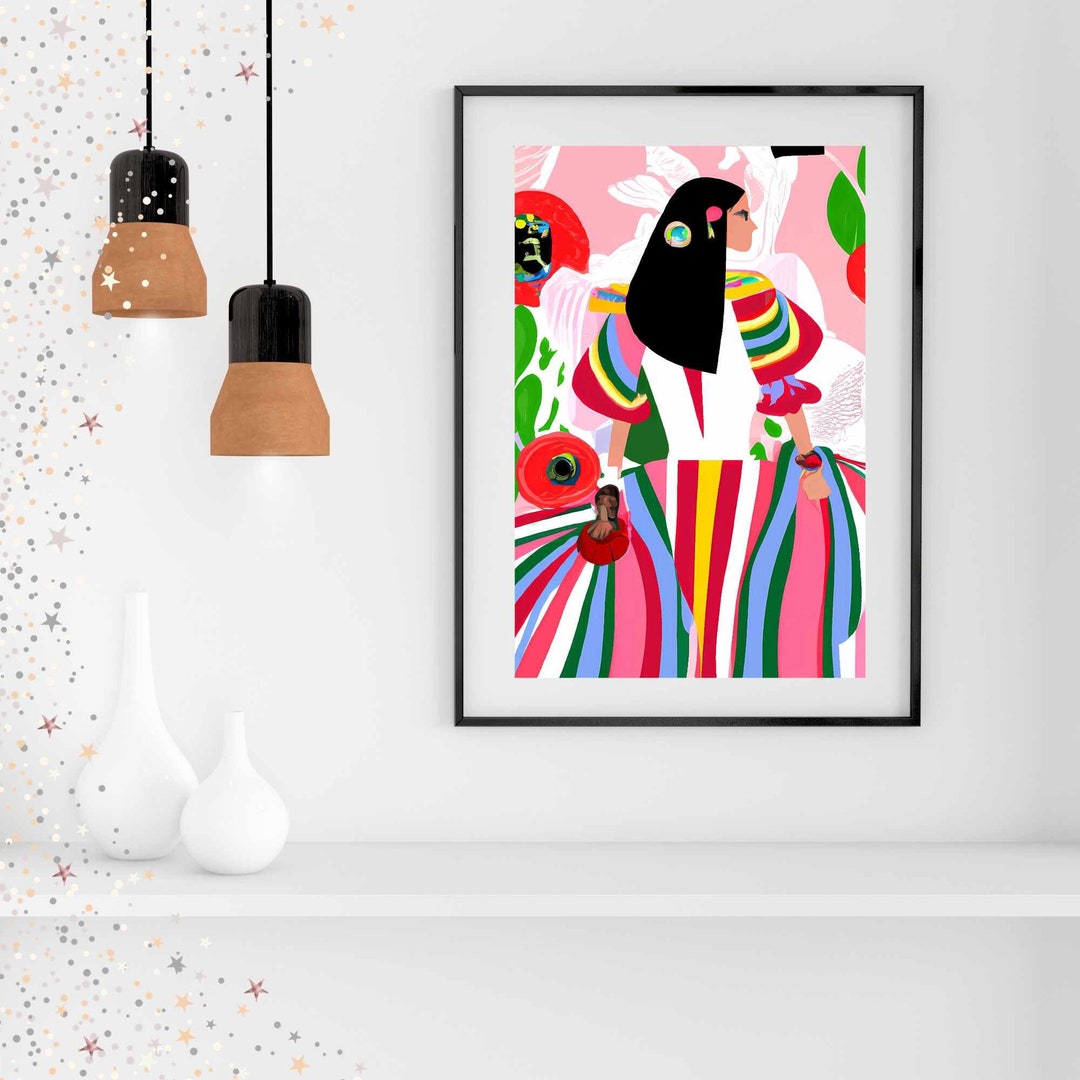 Traditional Woman, Matisse Inspiration, Matisse Print, Mattisse Wall ...