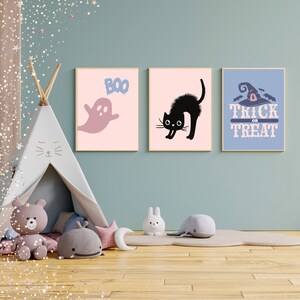 Boho Kids Halloween Decor Set of Prints, Halloween Mega Bundle, Kids ...