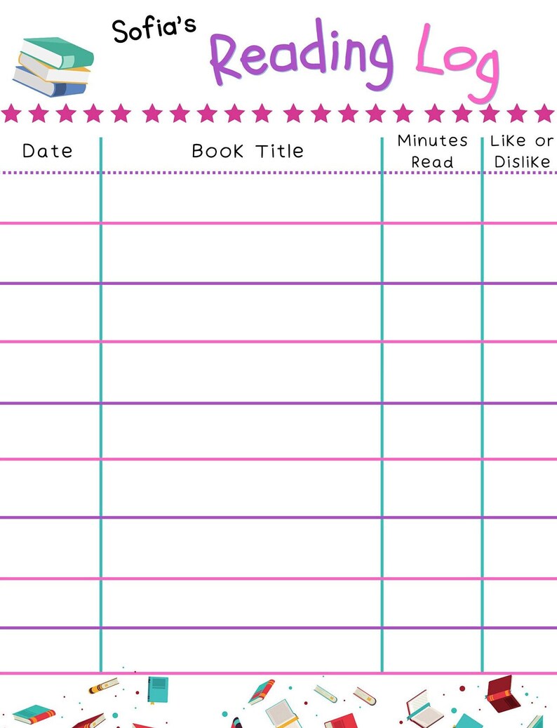 Reading Log Kids; Reading Log Tracker; Reading Log 2023; Reading ...