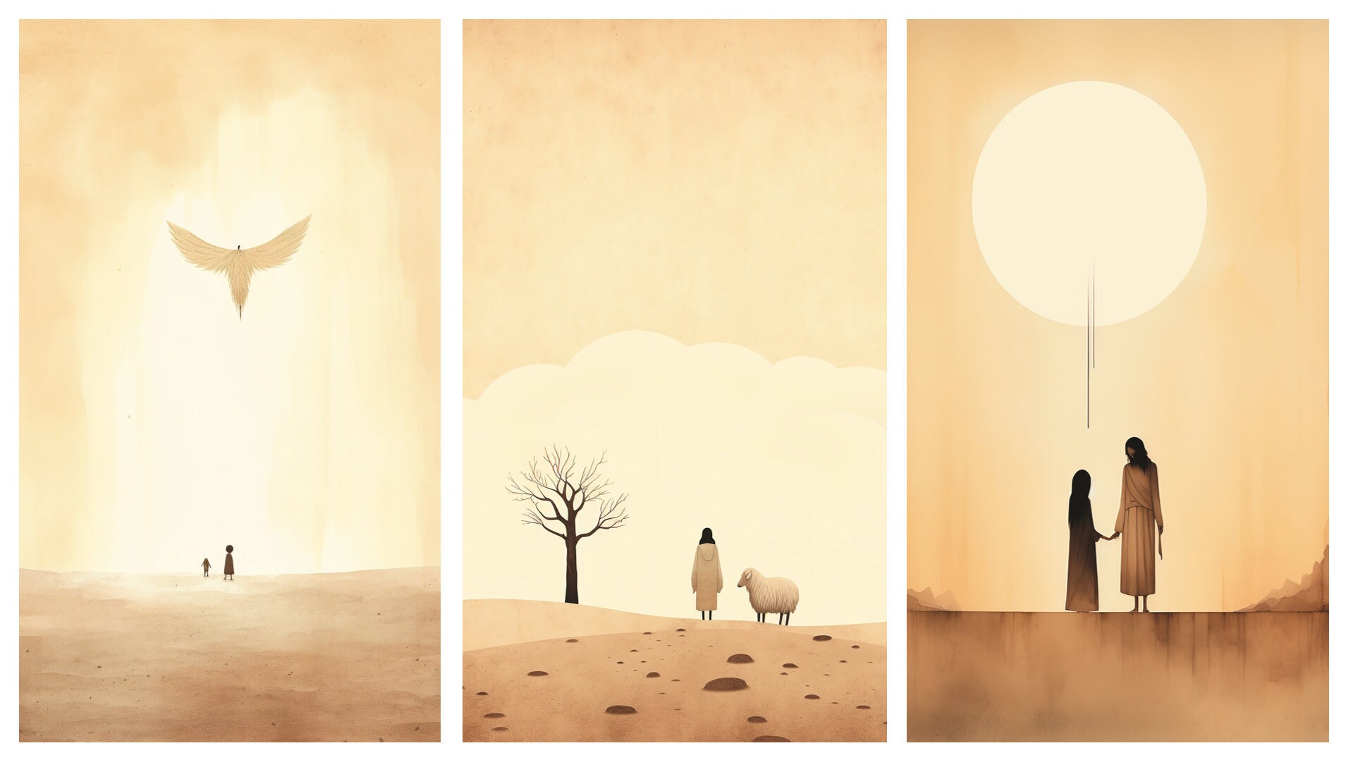 Bible Sketches, Biblical Wall Art, Faith Art, Christian Decor, Neutral ...