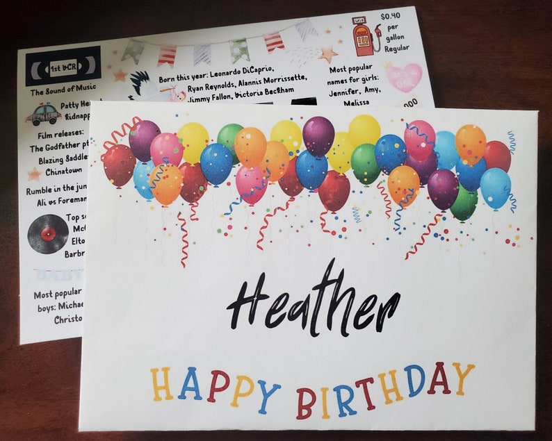 Printable Birthday Card, Happy Birthday 1944, Birthday Card Born in ...