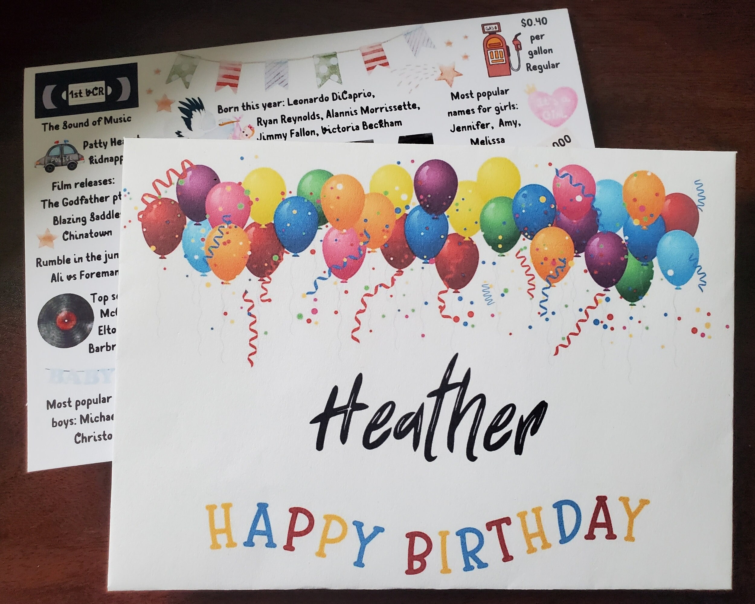 Printable Birthday Card, Happy Birthday 1944, Birthday Card Born in ...