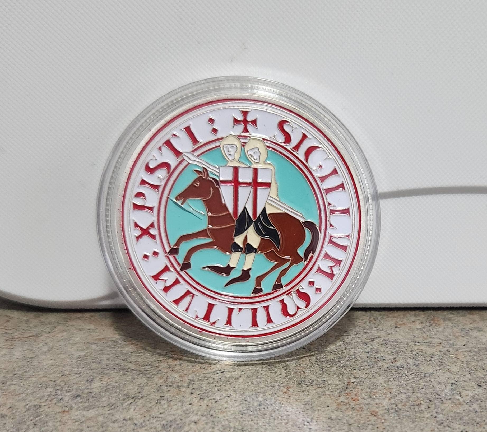 Knights Templar Challenge Coin Gold or Silver - Etsy
