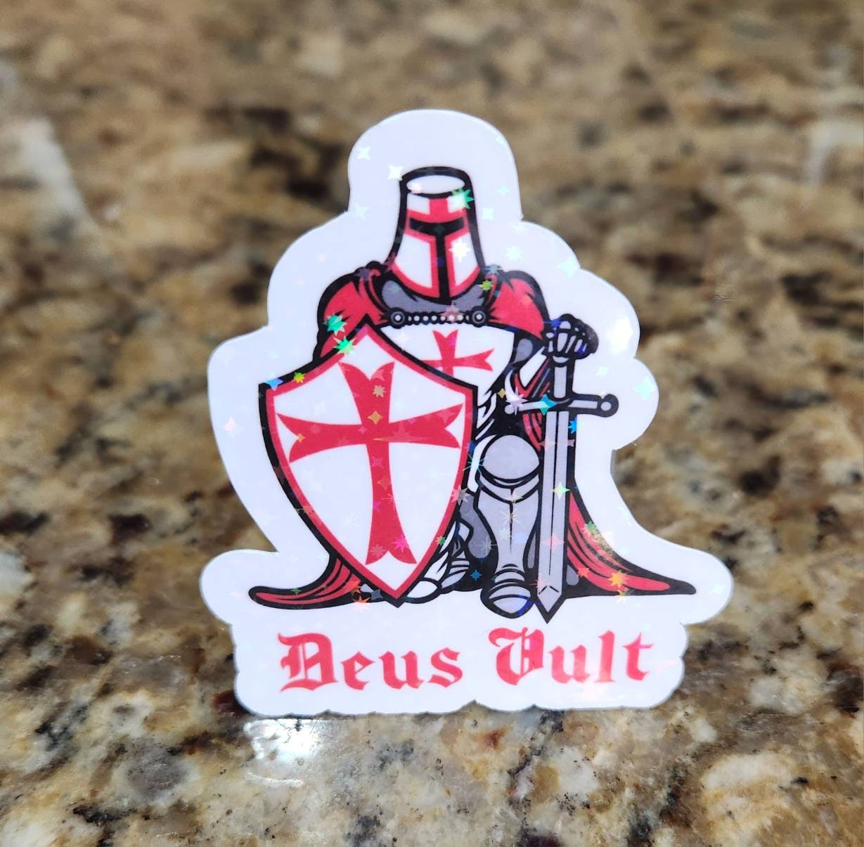 Knights Templar Deus Vult Sticker - Etsy