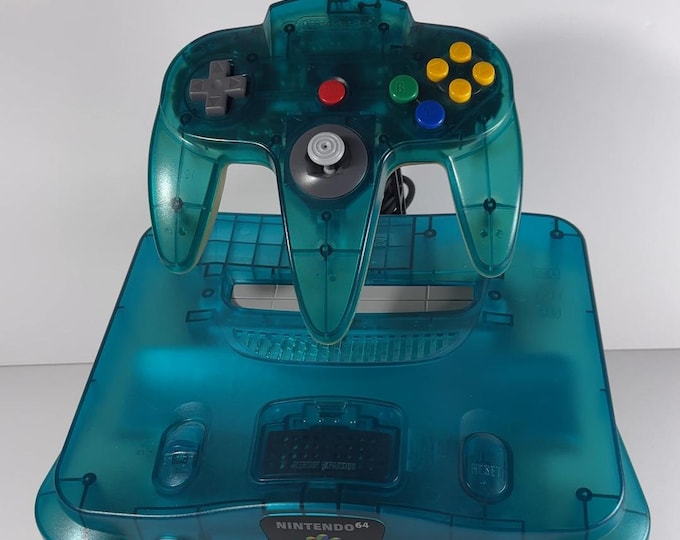 Nintendo 64 (N64) Console + Controller Display! Minimal Design, Clean ...