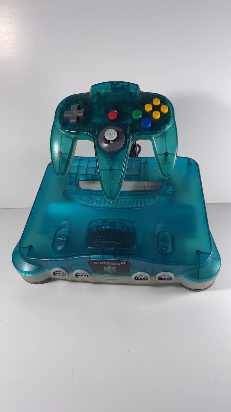 Nintendo 64 (N64) Console + Controller Display! Minimal Design, Clean ...