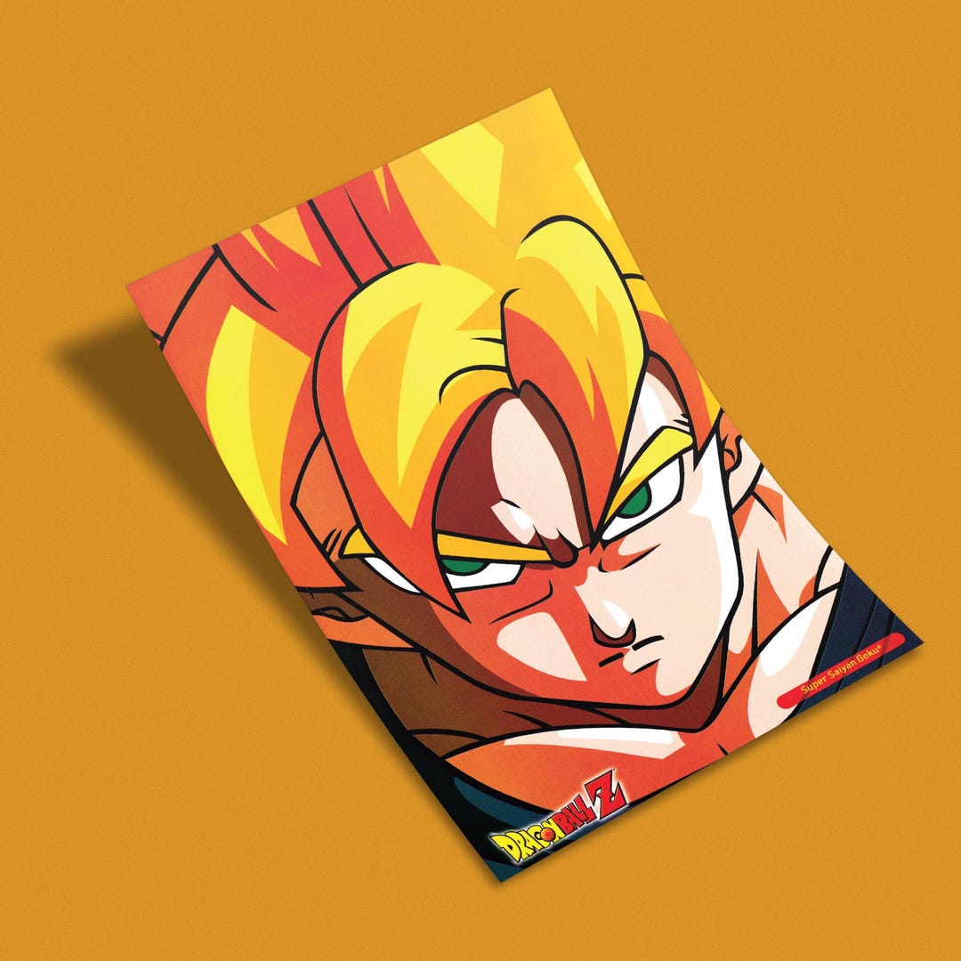 Dragon Ball Z Poster Gamecube Retro Video Game Art Colorful 8.5x11 ...