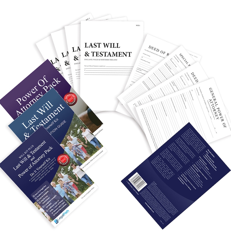 Will Kit Plus - Last Will and Testament & Power of Attorney DIY Kit ...