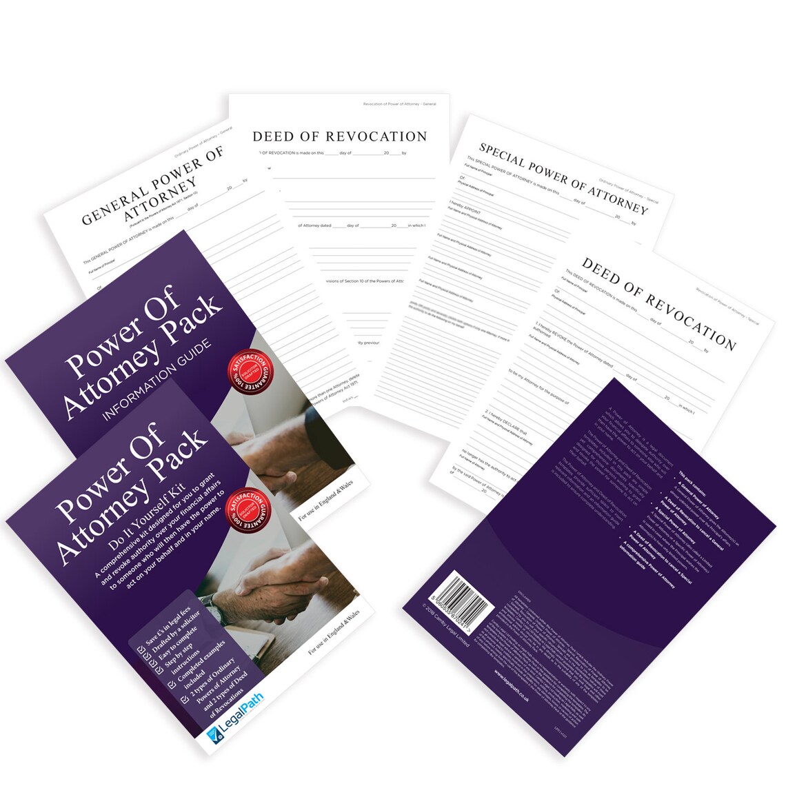 Power of Attorney Pack (DIY Kit) Inc 2 Types of Ordinary Powers of ...