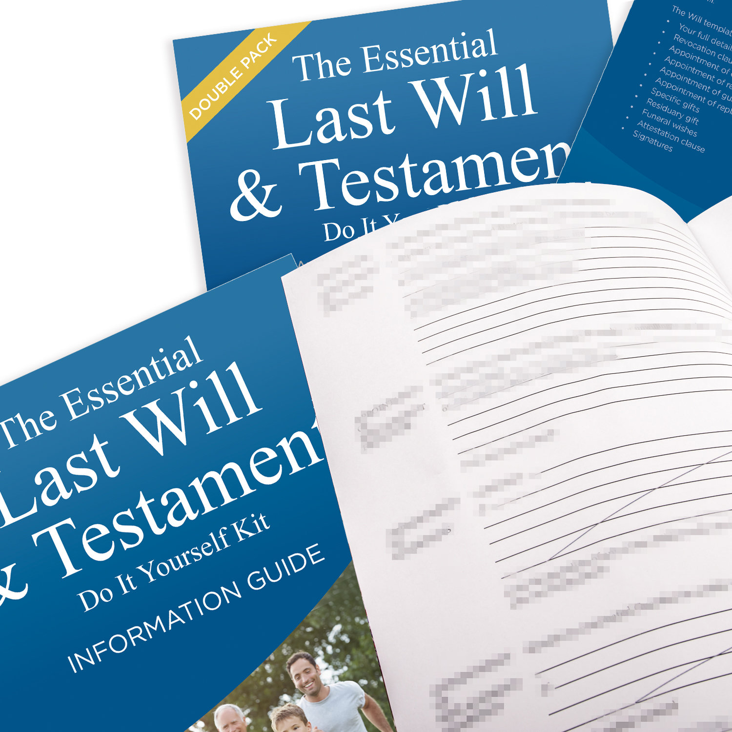 Double Pack Essential Last Will and Testament (DIY Will Kit UK ...