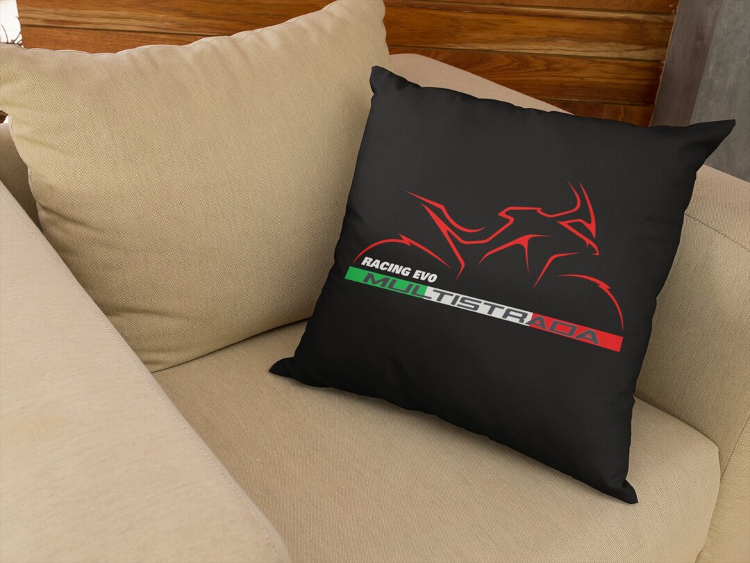 Ducati Multistrada Decorative Throw Pillow, Spun Polyester Square ...