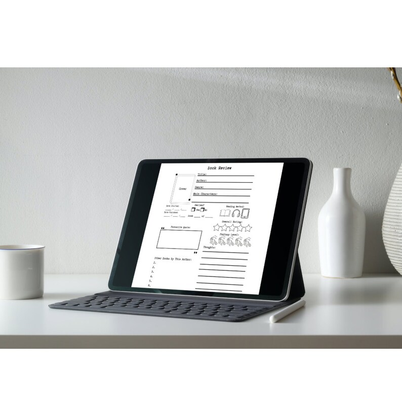 Book Tracker Bundle Book-tok ABC Book Challenge Digital Reading Journal ...