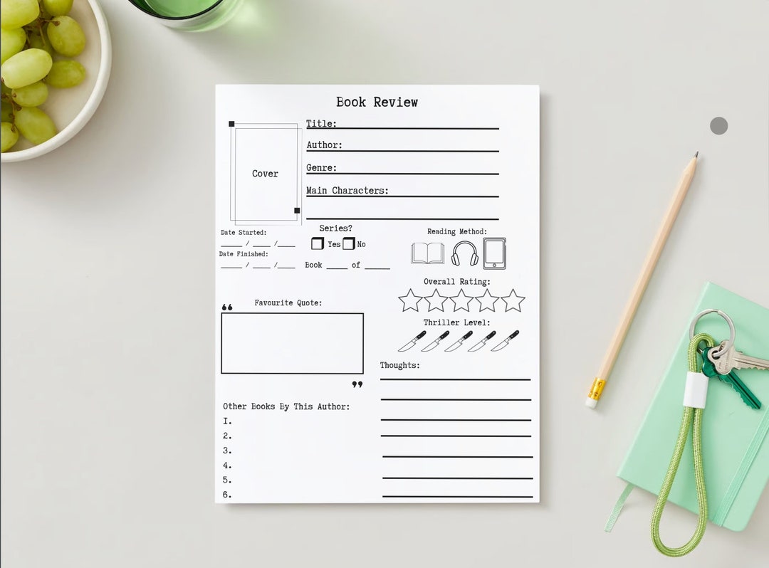 Book Tracker Bundle Book-tok ABC Book Challenge Digital Reading Journal ...