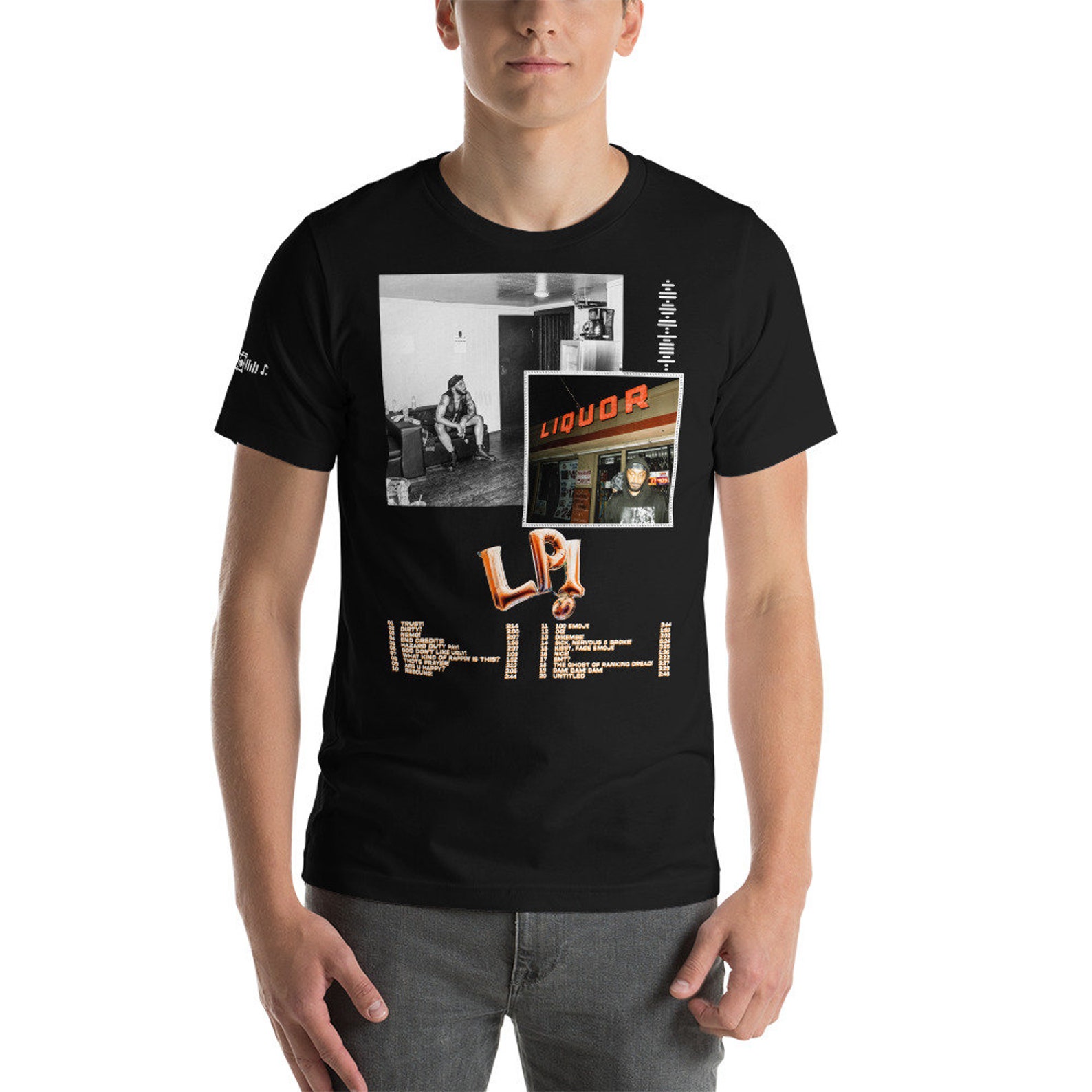 JPEGMAFIA LP OFFLINE T-shirt, Black, Orange - Etsy