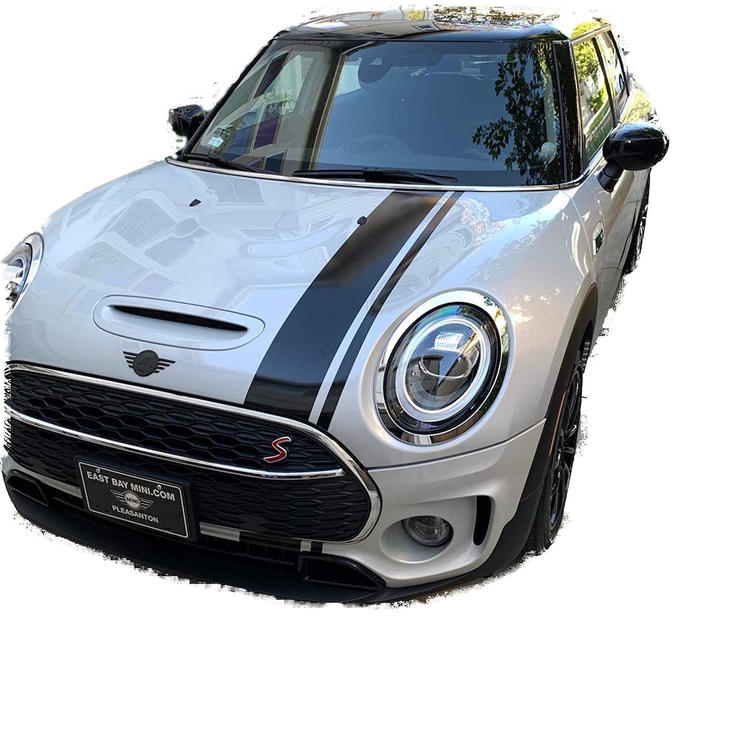 8" Offset Bonnet & Boot Stripe Graphics FIT All Model 2002- UP Mini ...