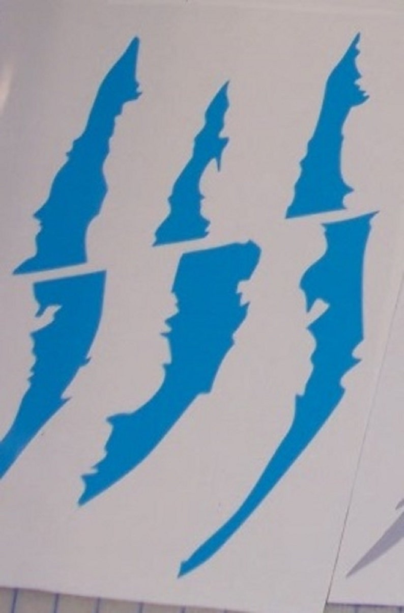 Claw Headlight or Over Logo Rip Decals / Stickers FIT 1997 - 2024 Jeep ...