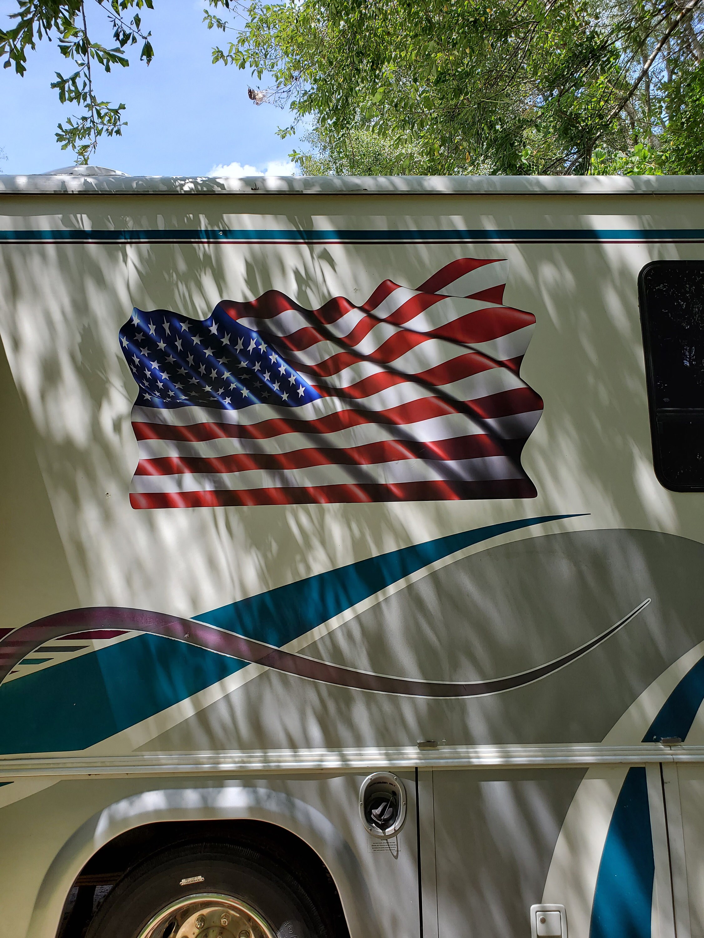 Plain Waving American Flag Graphic Mural Decals / Stickers Fit - Etsy