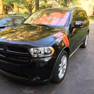 4" Fender & Hood Hash Mark Stripes FIT ALL Model 2009- UP Dodge Durango ...