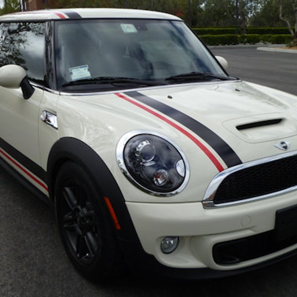 10 Twin 2 Color Rally Stripes FIT ALL Model 2002 UP Mini Copper - Etsy