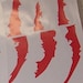 Claw Headlight or Over Logo Rip Decals / Stickers FIT 1997 2024 Jeep ...