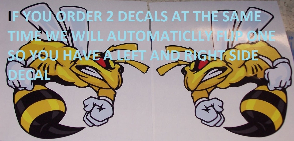 Angry Bee Decal / Sticker Great FIT for UTV Skidoo Car Truck or SUV ...