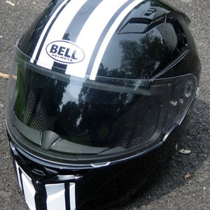 Motorcycle Helmet Stripes #5 Graphics FIT All Full and Half Face ...