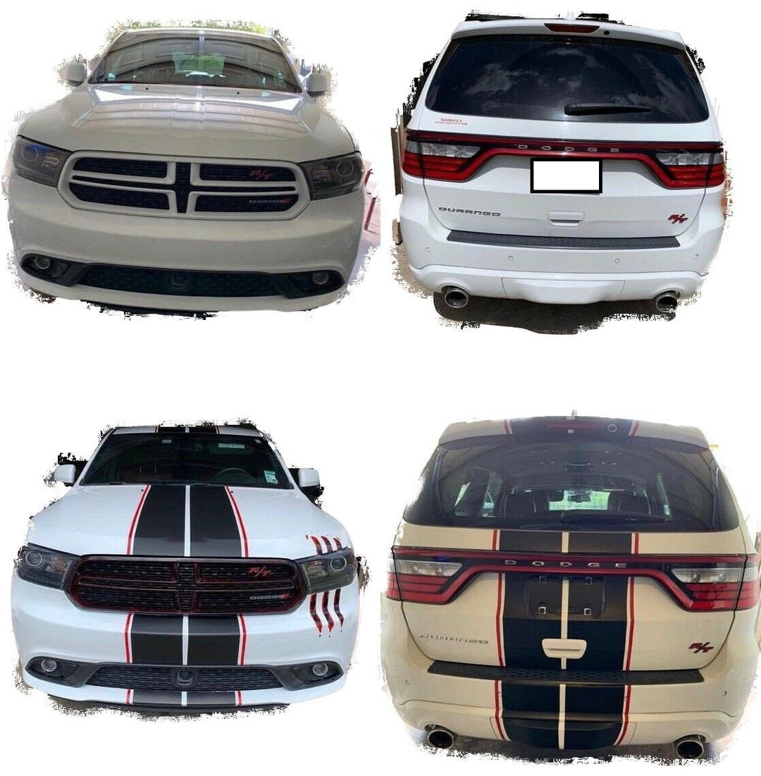 10 Twin 2 Color Rally Stripes FIT ALL Model 2008 UP Dodge Durango Gt R ...