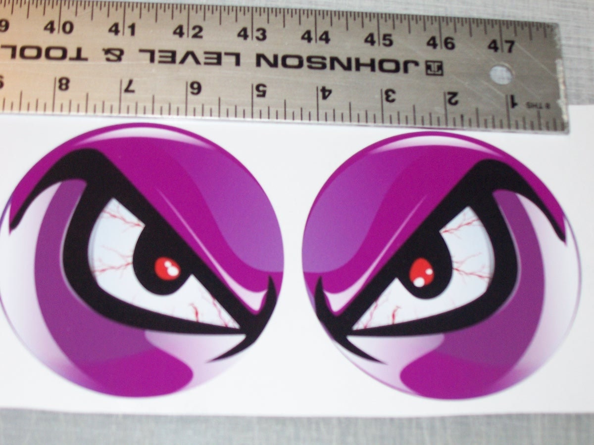 No Fear Headlight Eyes Decals: Jeep Wrangler, Truck, Bronco - Etsy