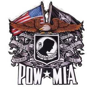 American Flag POW MIA Flags Decal / Sticker Great for Car Truck or SUV ...