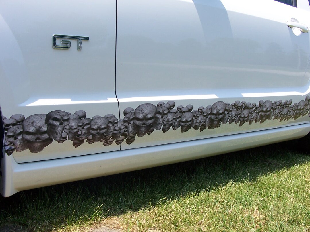 Skull Pile Side Graphic Decals / Stickers Fit All Car Truck SUV - Etsy