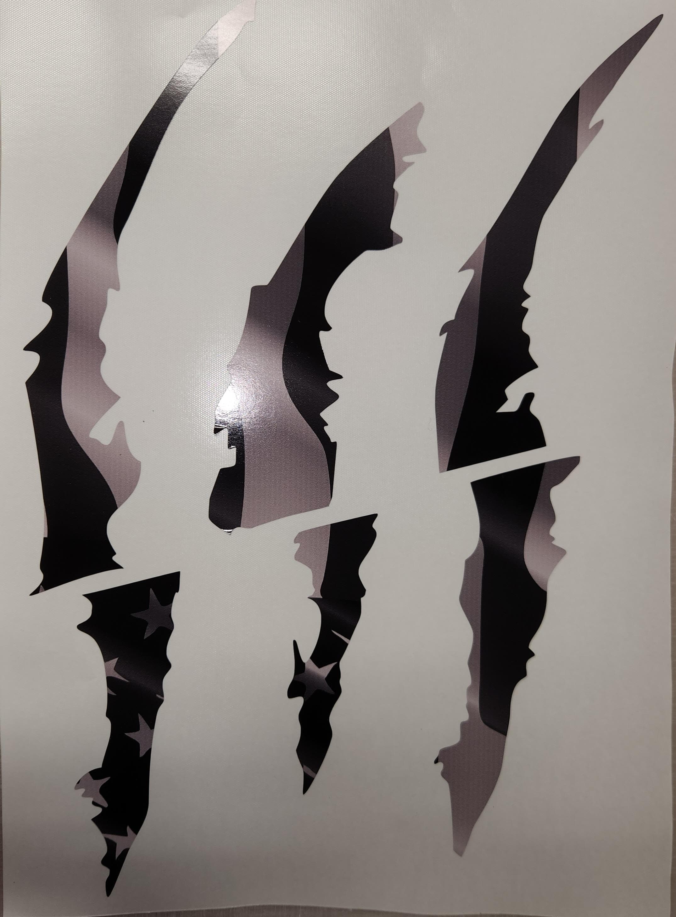 Claw Headlight Rip Decals / Stickers FIT All Model 2008 - 2023 Dodge ...