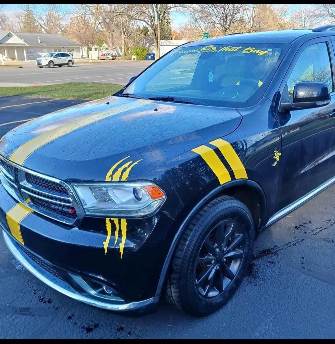 Claw Headlight Rip Decals / Stickers FIT All Model 2008 - 2026 Dodge ...