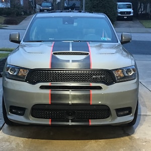10" Twin 2 Color Rally Stripes FIT ALL Model 2008- UP Dodge Durango Gt ...