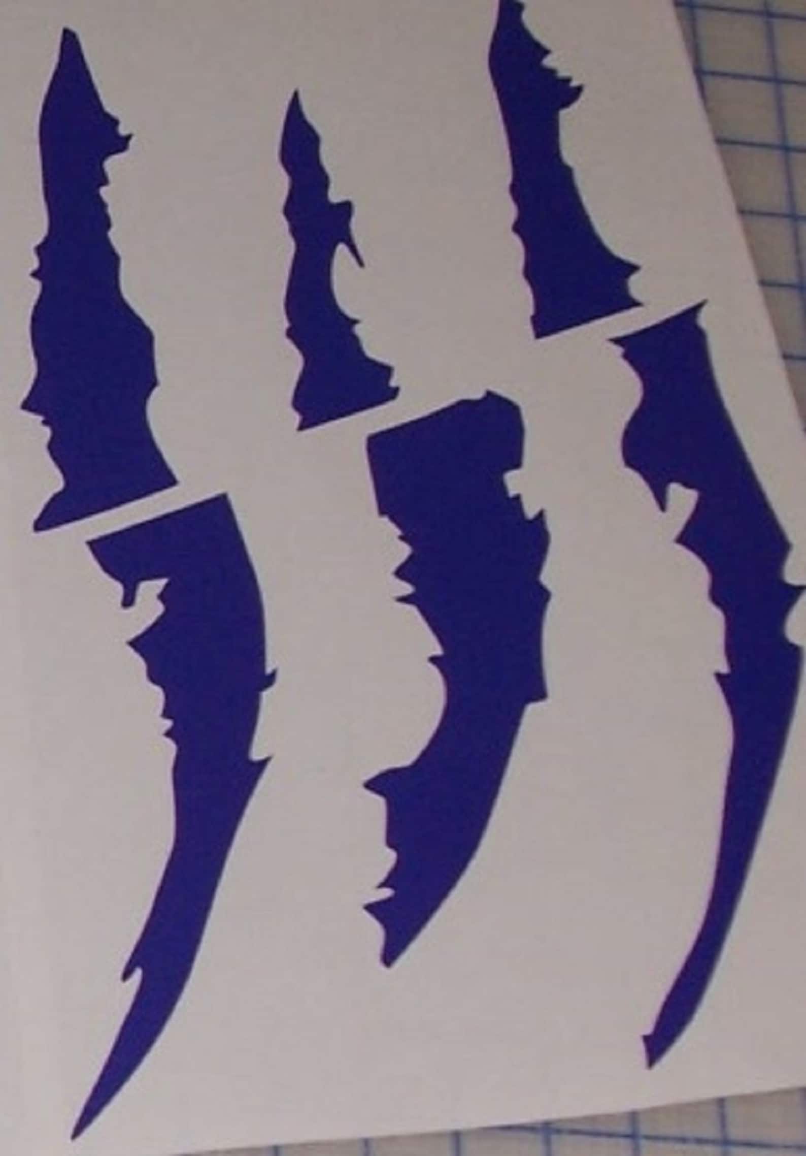 Claw Headlight or Over Logo Rip Decals / Stickers FIT 1997 - 2024 Jeep ...