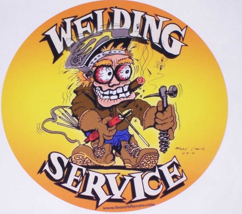 Welding Service Circle Decal / Sticker Great for Car Truck or - Etsy