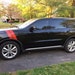 4" Fender & Hood Hash Mark Stripes FIT ALL Model 2009- UP Dodge Durango ...