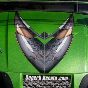 Golf Cart Full Cold Steel Graphics Set FIT All Year and Model EZGO Club ...