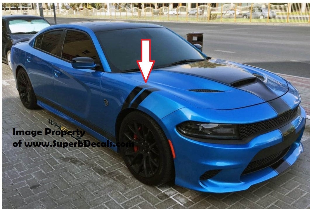 3 Fender Hash Mark Stripes FIT ALL Model 2005 UP Dodge - Etsy