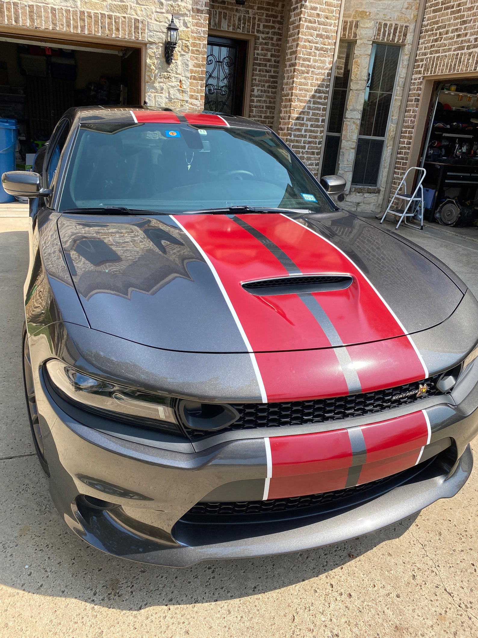 10" Twin 2 Color Rally Stripes FIT ALL Model 2005- UP Dodge Charger Gt ...