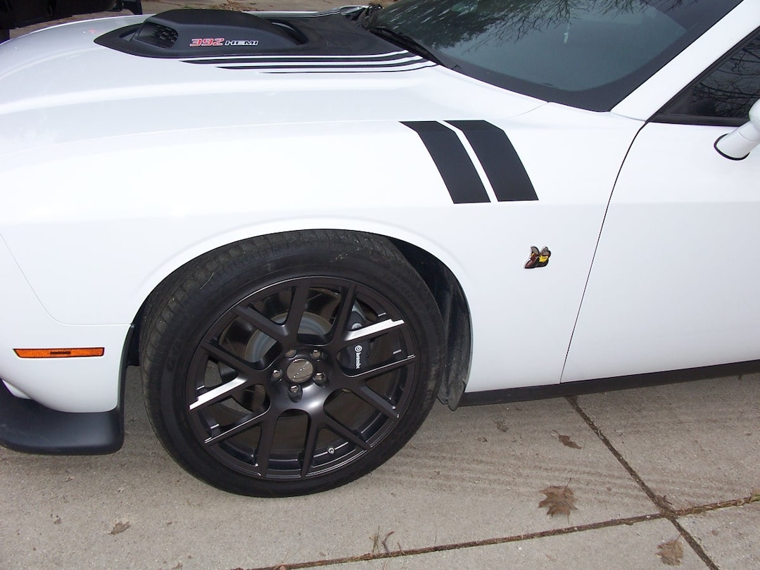 4" 3.5 "fender Hash Mark Stripes FIT ALL Model 2010- UP Dodge ...