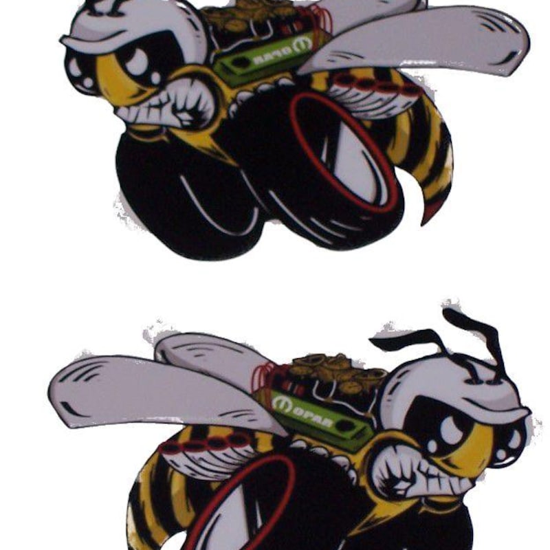 Charger Super Bee Decals - Etsy