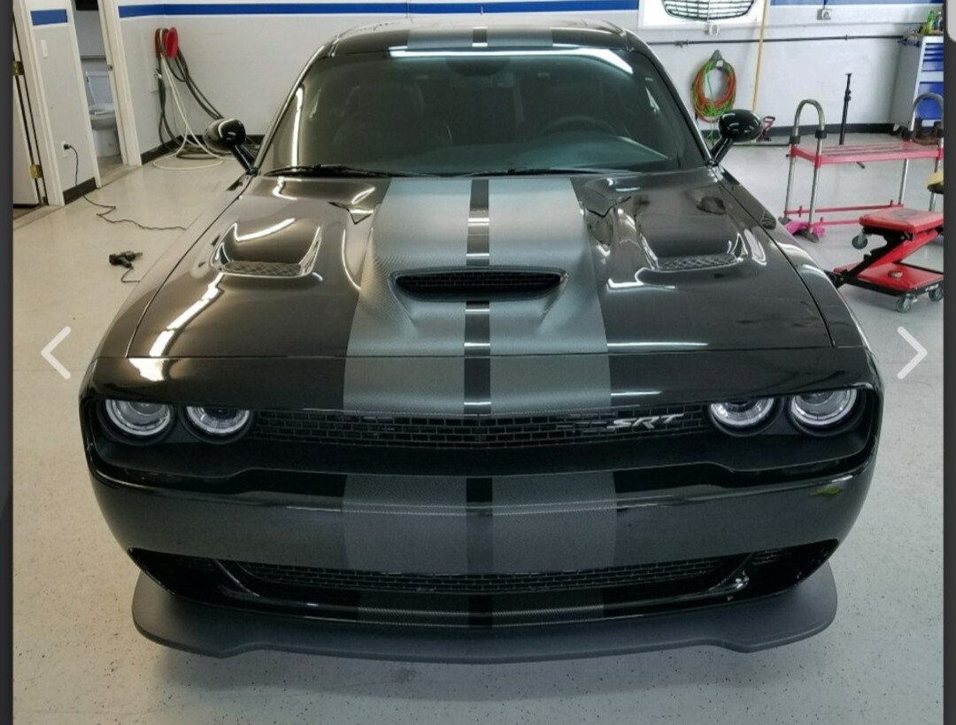 10 PLAIN Rally Stripe Graphics Set FIT All Model 2008 2023 Dodge ...