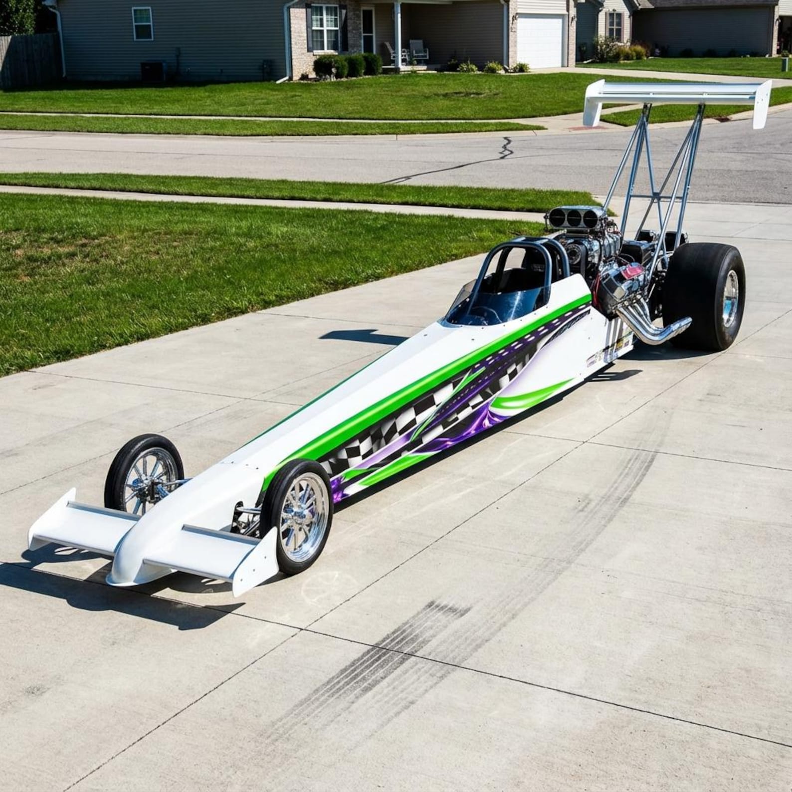Adrenaline Rush Race Jr. Dragster Side Graphics Set Decal Decals ...