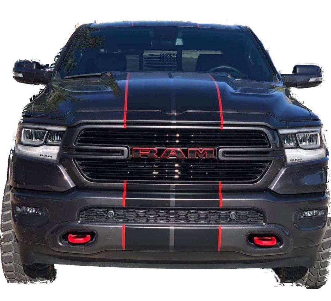 10" Twin 2 Color Rally Stripes FIT ALL Model 2009 - UP Ram Truck - Etsy