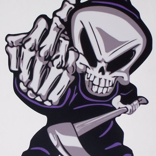 Middle Finger Sticker for Helmet - Etsy